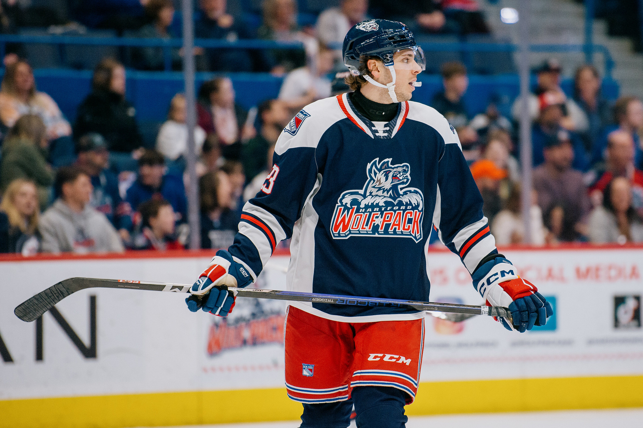 Rangers prospect Victor Mancini focused on 'being a sponge'
