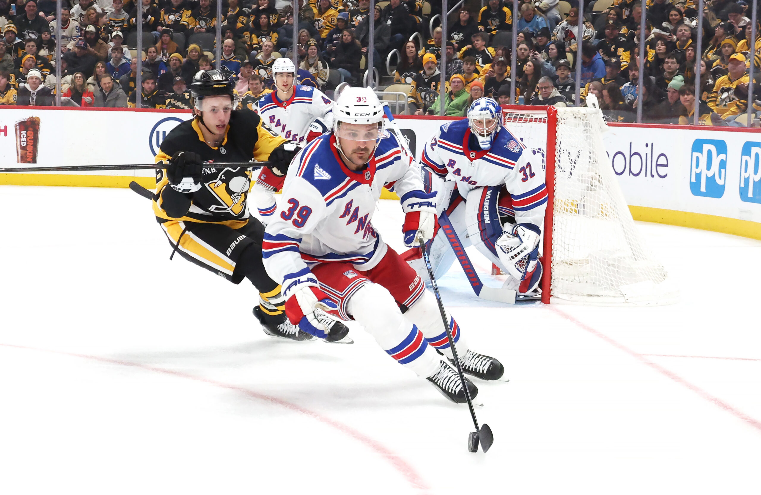 Rangers trade 'great teammate' Sam Carrick to Sabres for 2 draft picks
